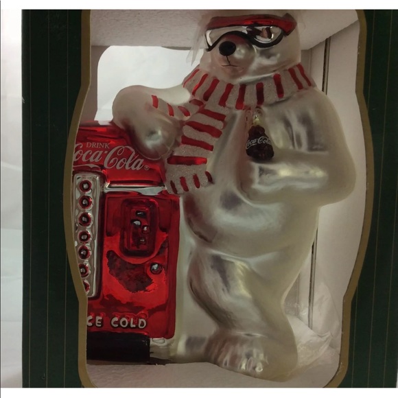 Coca Cola | Holiday | Coca Cola Table Top Mercury Glass Figurine | Poshmark
